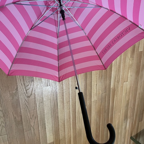 Victoria's Secret | Accessories | Rare Victorias Secret Pink Stripe ...